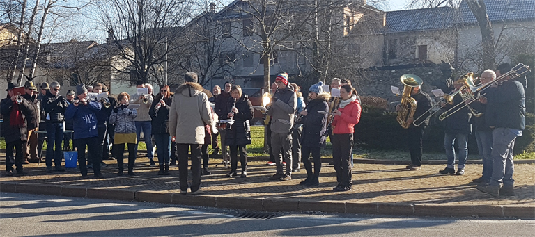 Sedico, la prima mattina dell’anno nuovo allietata dalla musica