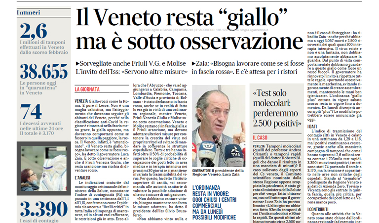 Sabato 21 novembre, la Rassegna Stampa Sabato 21 novembre, la Rassegna Stampa