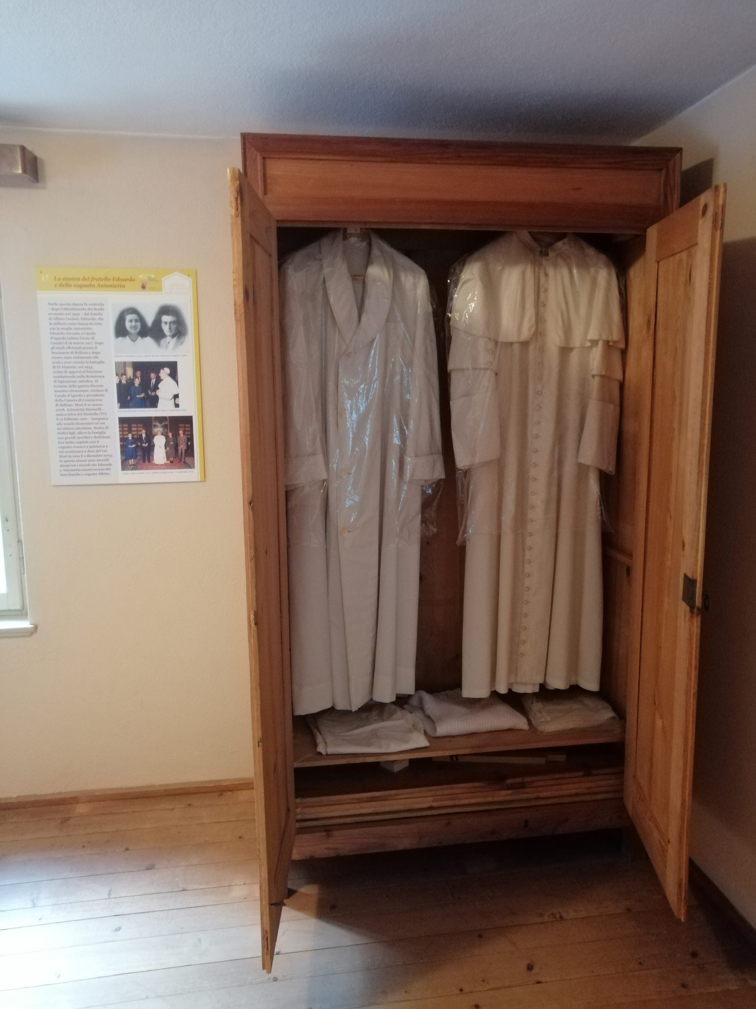 Canale d’Agordo, dentro le stanze di papa Luciani