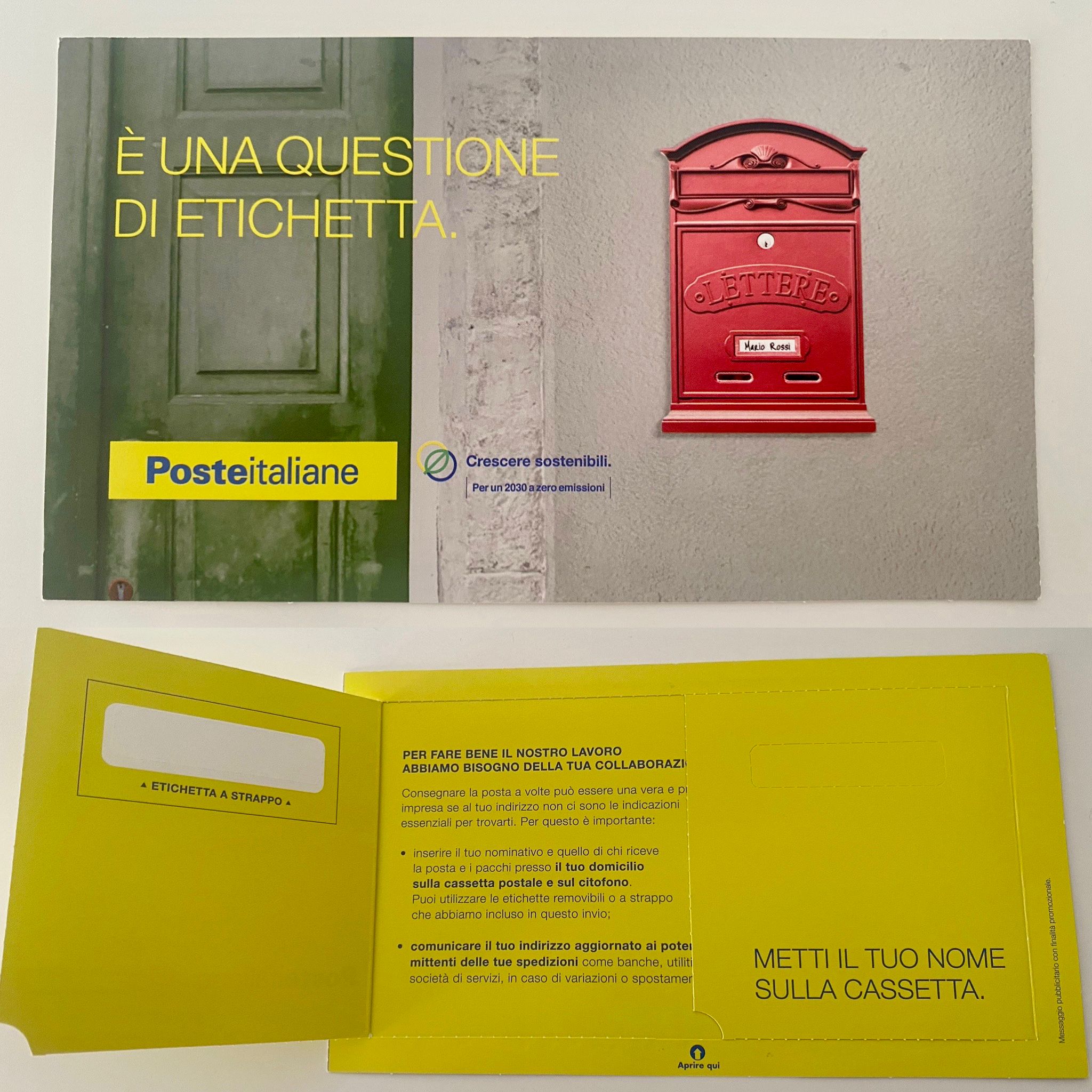 “Etichetta la cassetta”, per rendere il servizio di Poste Italiane più ...