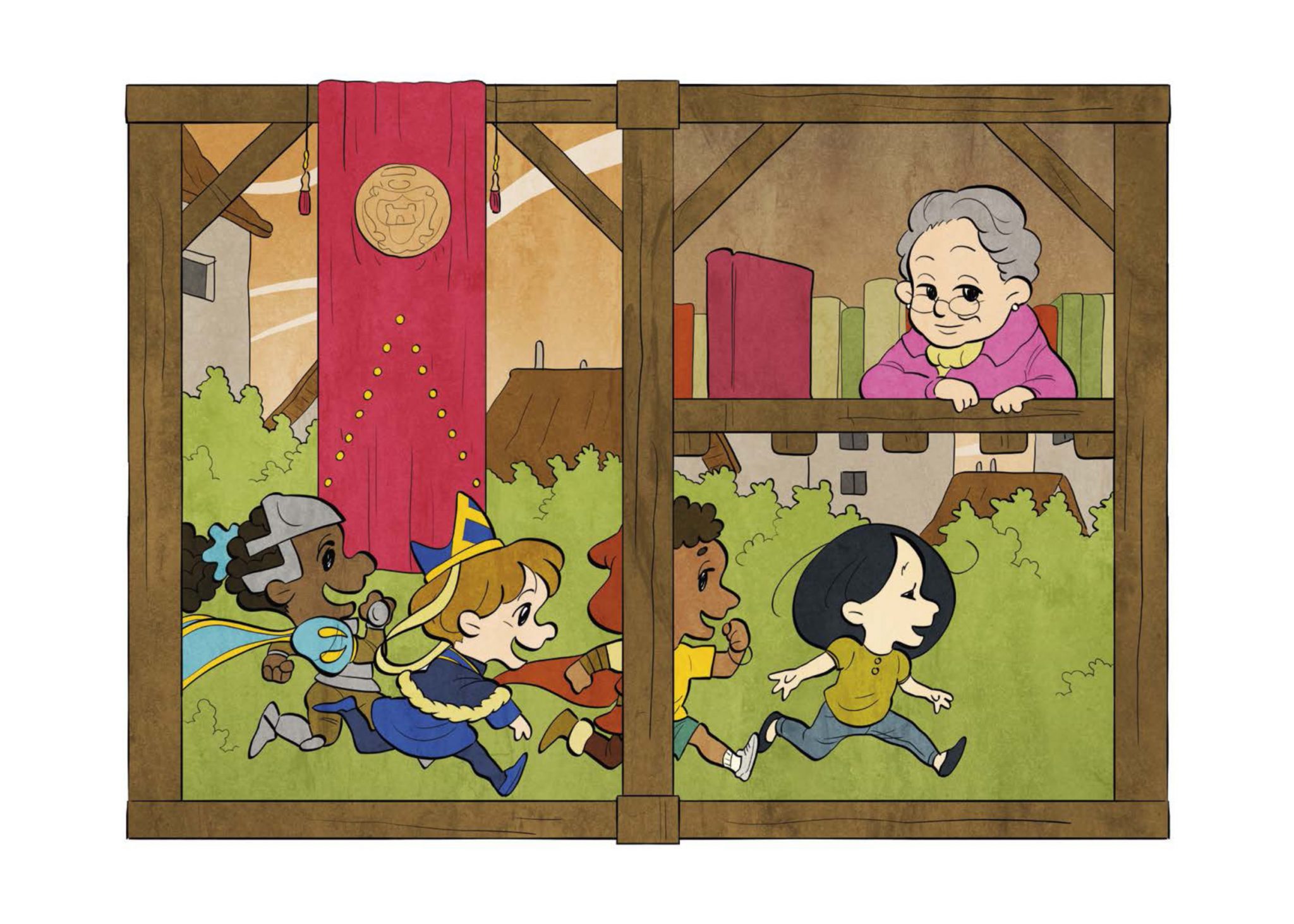 Un fumetto sulla storia del Palio. L'autore è il giovane Luca Debus