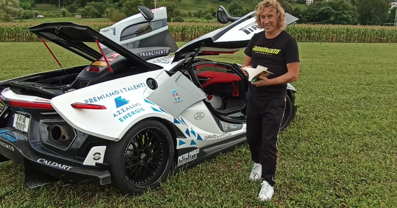 Con Giorgio Pirolo a bordo di un disegno: la sua Frangivento VIDEO