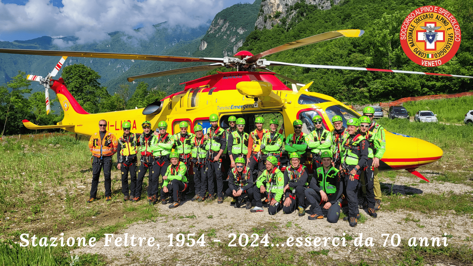 Oltre 500 bambini a festeggiare i 70 anni del Soccorso alpino di Feltre